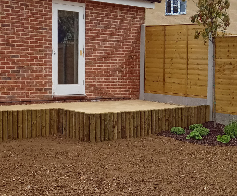 Images for Unilog Pro™ machine-round timbers for retaining walls