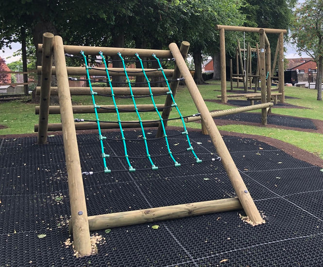 PlayGuard™ - timber play components for innovative playgrounds | M&M Timber