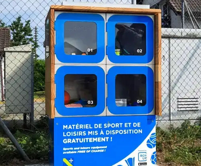 BoxUp locker for parks, play areas and MUGAs | Images