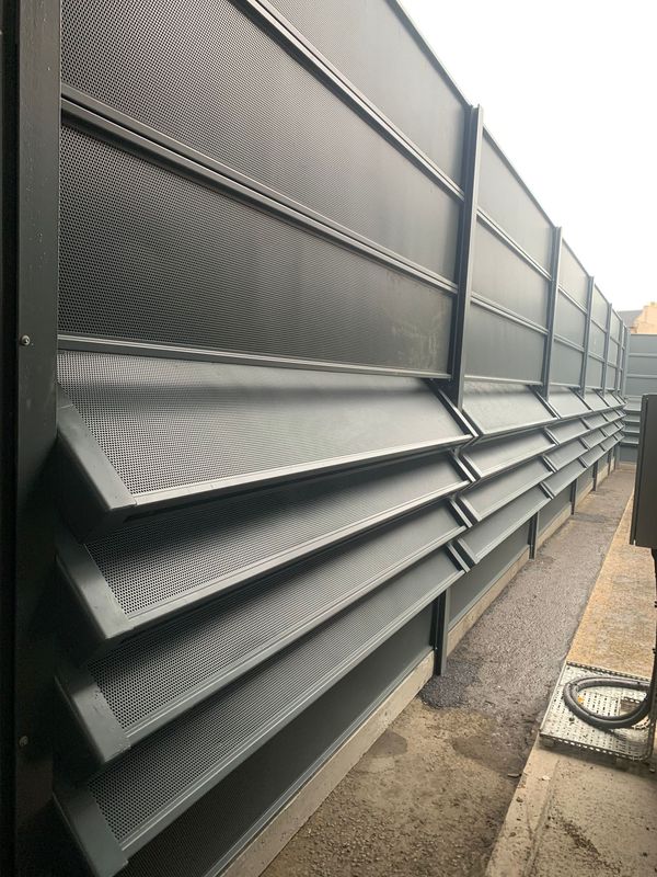 METASoundBlok - lightweight steel absorptive acoustic barrier panels ...