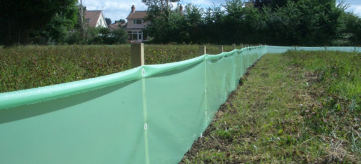 Ecofender™ Standard Temporary Newt Fence | Images