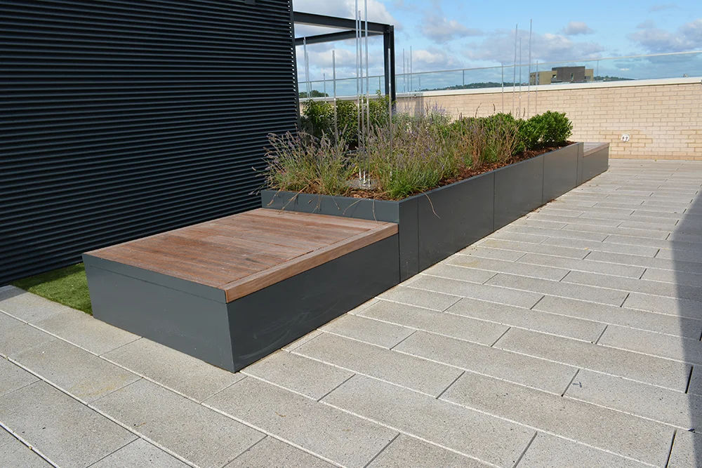 Images for Timber roof terrace planters