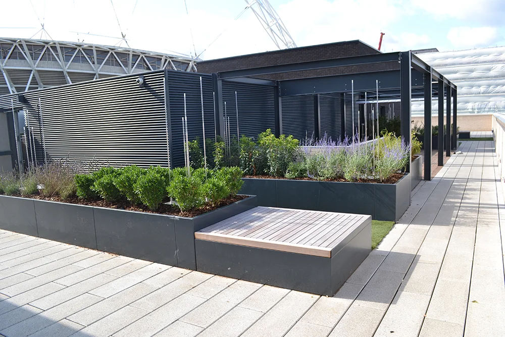 Images for Timber roof terrace planters