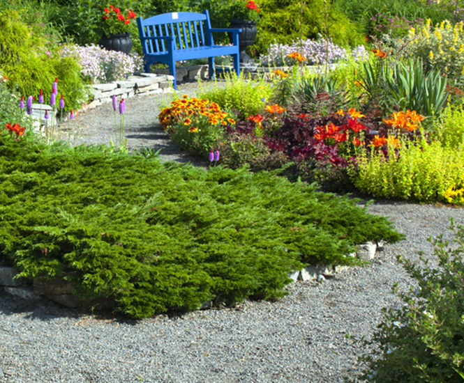 Green granite landscaping gravel - 20mm | Derbyshire Specialist Aggregates