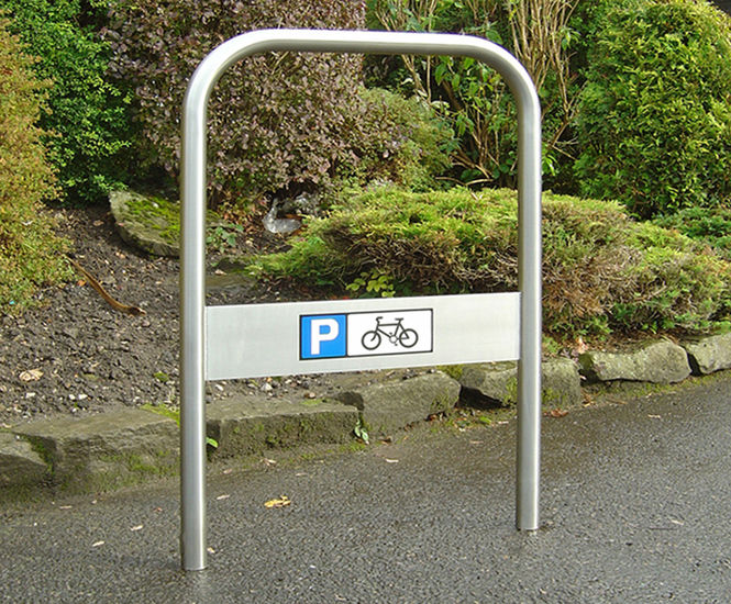 York Stainless Steel Cycle Stand | Bailey Street Furniture Group