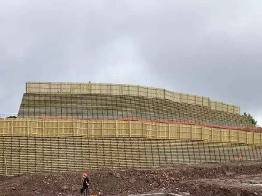 Permacrib retaining walls for new social housing development | Images