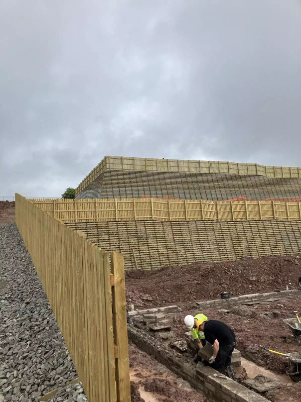 Permacrib retaining walls for new social housing development | Images