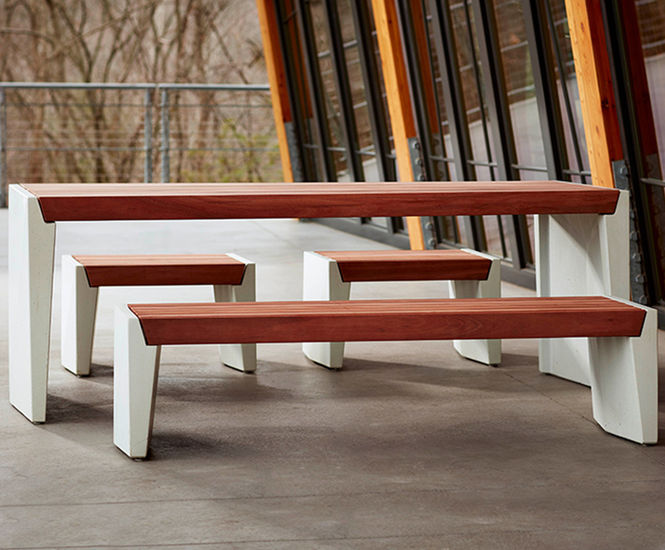 STRATA Beam Table | Artform Urban Furniture