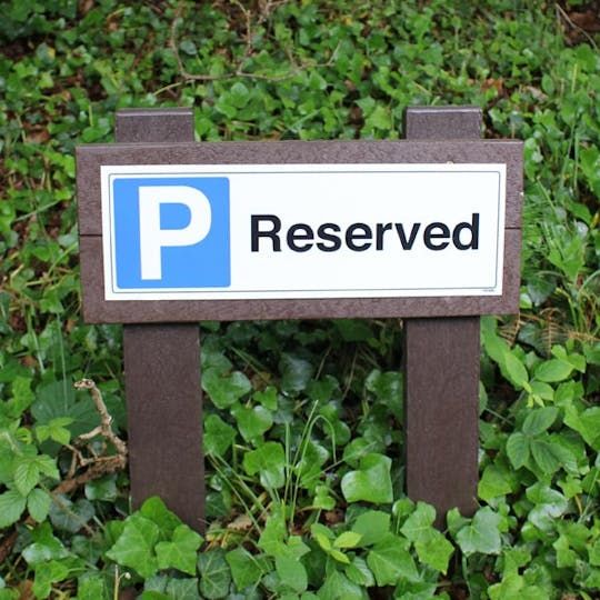 Images for 100% recycled plastic sign post