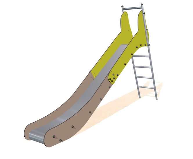 Slides - Green Slide - J1011 | Proludic Play & Sports Areas