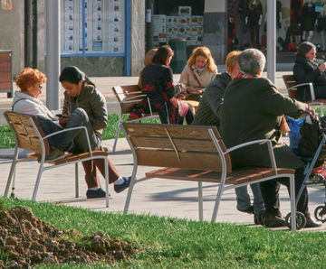 Outdoor benches | EXTERNAL WORKS