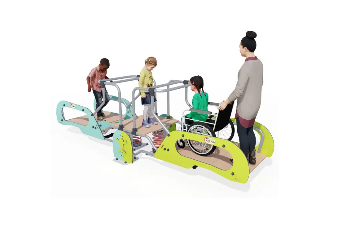 Springer wheelchair-accessible seesaw - J987® | Images