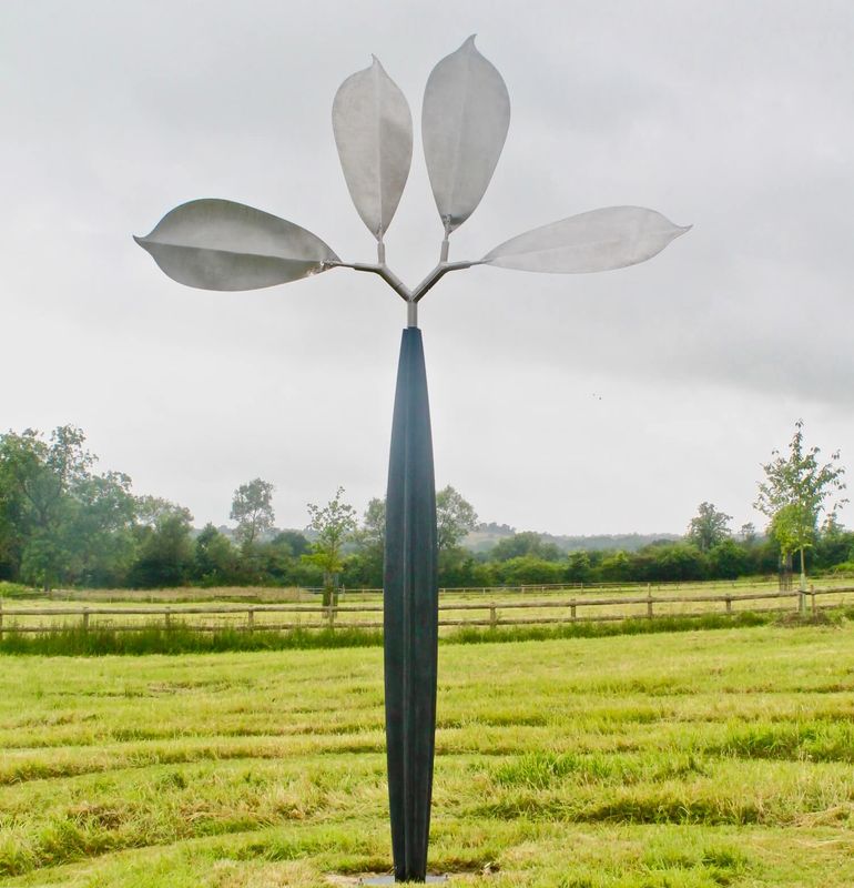 Images for Magnolia Leaf nature-themed kinetic sculpture