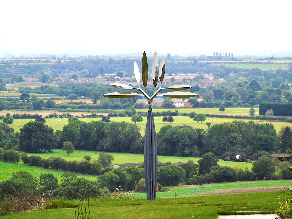 Olive Leaf nature-themed kinetic sculpture | Images