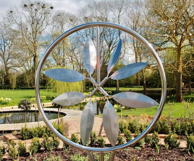 Perception stainless steel kinetic sculpture | David Watkinson Sculpture