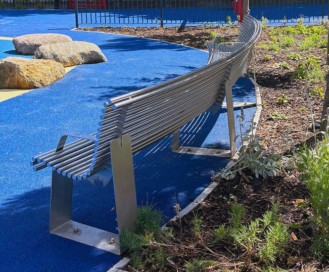 Centerline CL003SA stainless steel seat | Benchmark Design