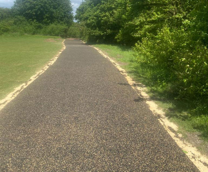 Rubber and Aggregate Bound Surfacing | HMS Decorative Surfacing