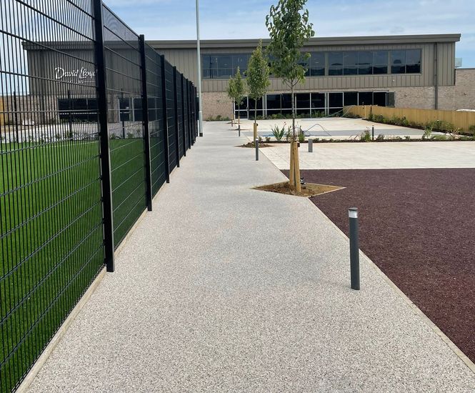 Resin bound paving for outdoor recreational areas - David Lloyd | HMS ...