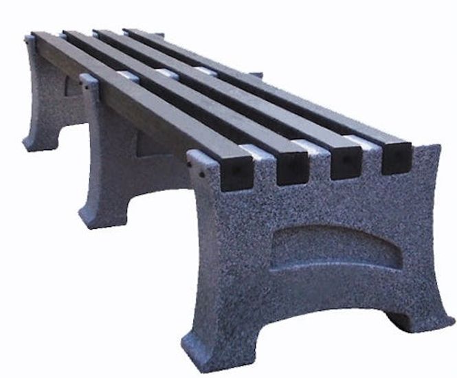 100% Recycled Plastic Stonehenge Bench | NBB Recycled Furniture