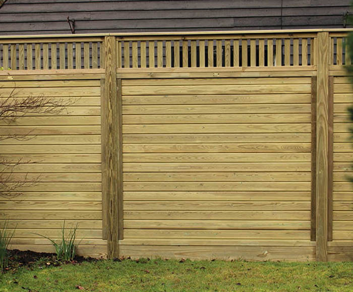 Images for Roman® - timber fence topper panel