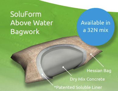 Images for Concrete-filled bagwork for use above water