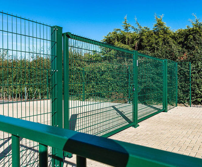 Euroguard swing and sliding mesh gates | Jacksons Fencing