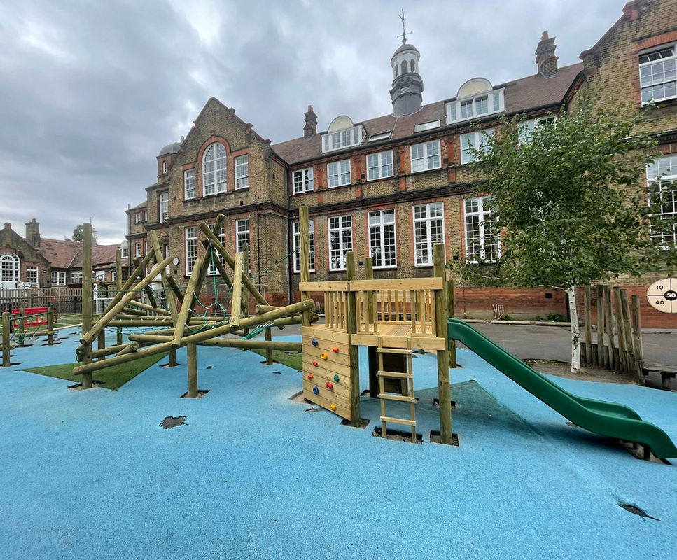 Images for MUGA and free-form climber completed at Chestnuts Primary School