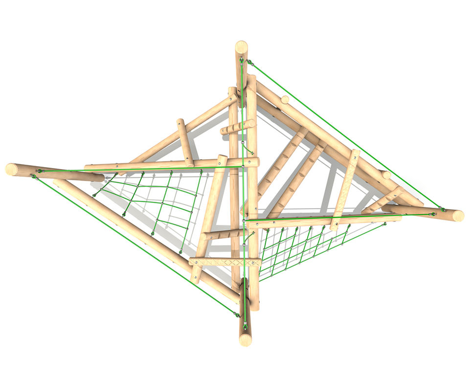 Images for Clamber Stack Mezzo timber climbing frame