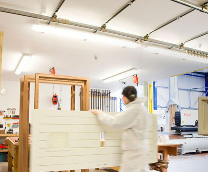 Multirail manual overhead runway system | Runners Sliding Door Systems