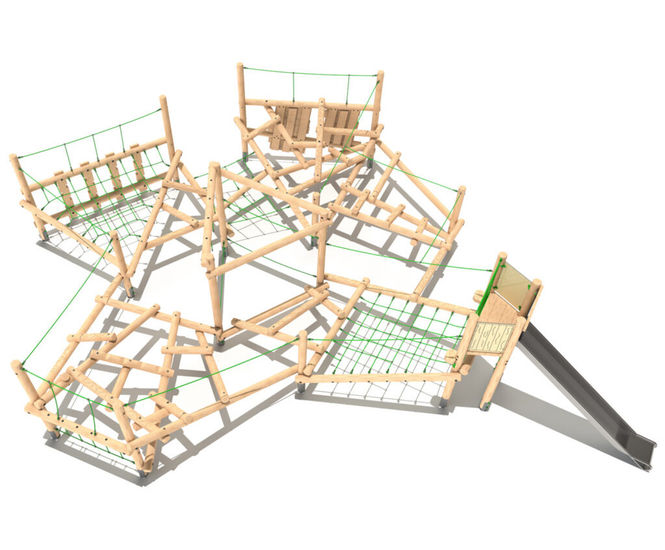 Clamber Stack® - timber climbing units | A E Evans