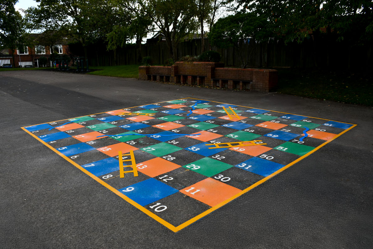 Thermoplastic Playground Markings & Graphics | Images