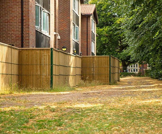 EuroGuard Combi fencing provides security and privacy at college ...