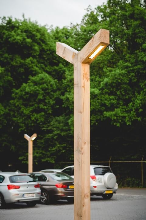 Images for Stelle timber lamp post (93008)