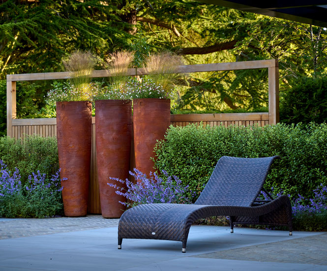 Alula - tapered outdoor feature planters | Torc Pots