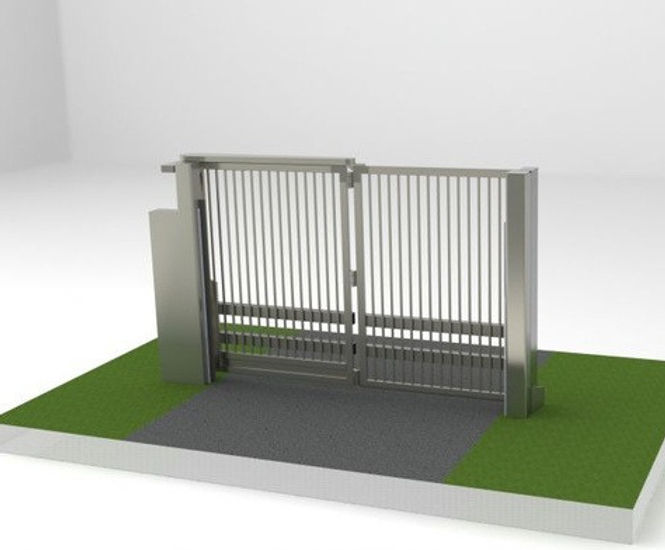 FoldGuard RCS PAS 68 automatic bi-folding high-security gate | Barkers ...