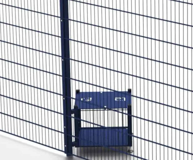 TempGuard - surface-mounted temporary mesh fence | Barkers Security ...