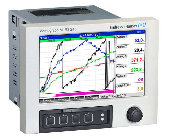 Memograph M RSG45 data manager | Endress+Hauser