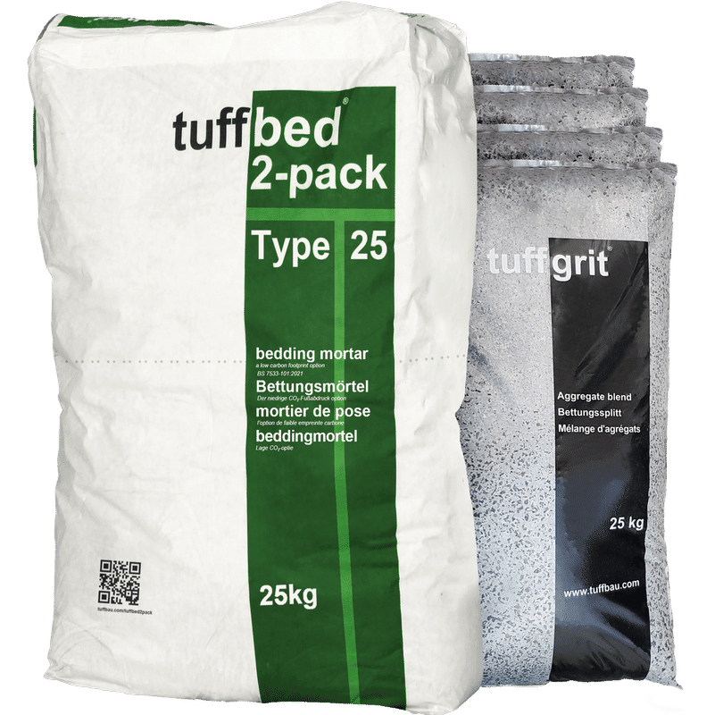 Images for tuffbed 2-pack Type 25 high-performance paving bedding mortar