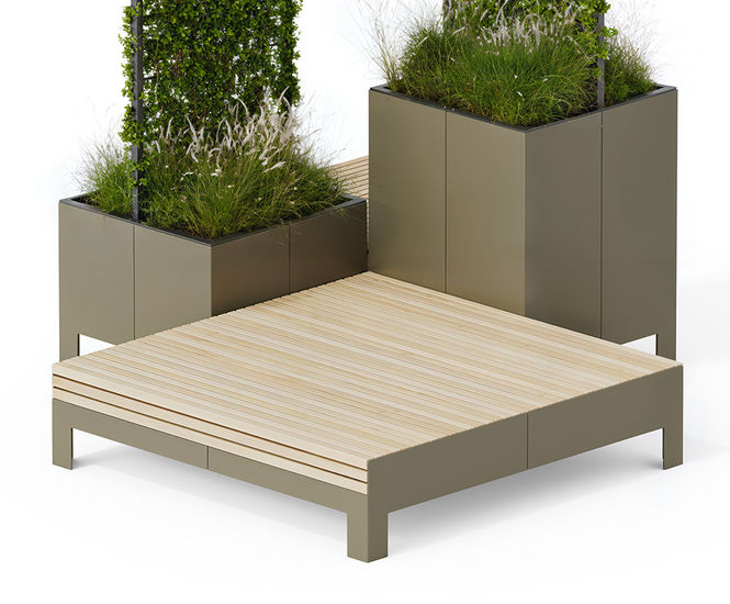METRIC Podium - modular bench | Factory Furniture