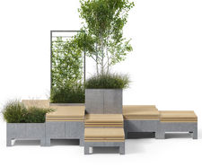 METRIC Solo - modular bench | Factory Furniture