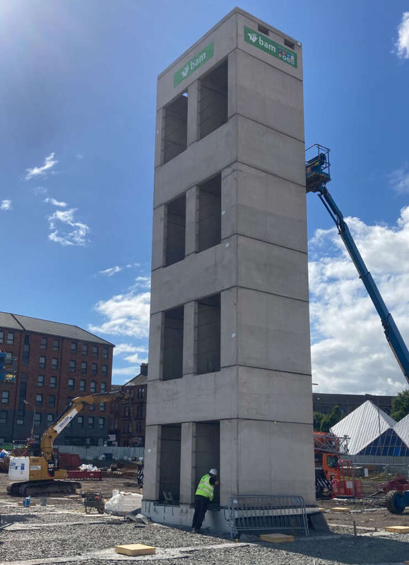 Precast concrete lift shafts | Images