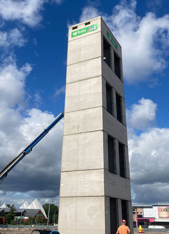 Precast concrete lift shafts | Images