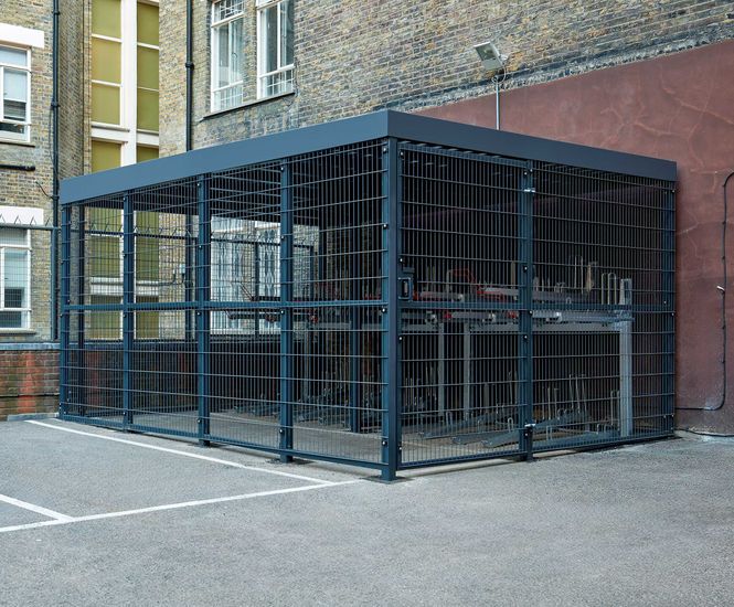 Carlton high-security cycle enclosure | The Bike Storage Company