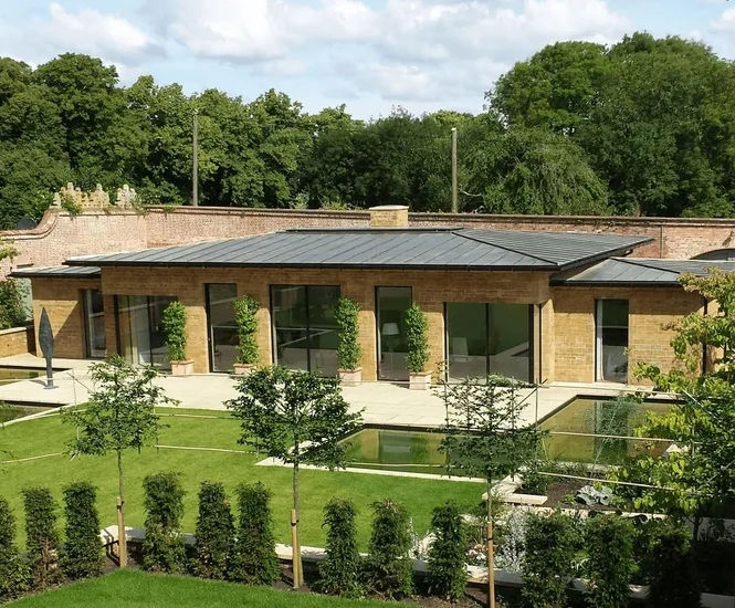 Nordic Brass Weathered - copper and zinc roof cladding | VM Building ...