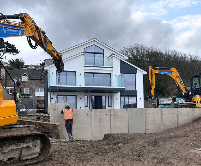 L Wall - L-shaped precast concrete retaining wall units | FP McCann