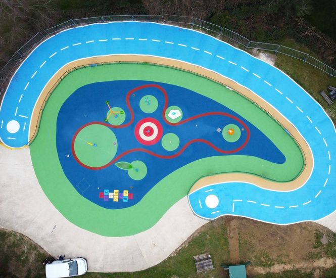 Wet Pour Installation at Hinksey Park, Splash Pad | RTC Safety Surfaces