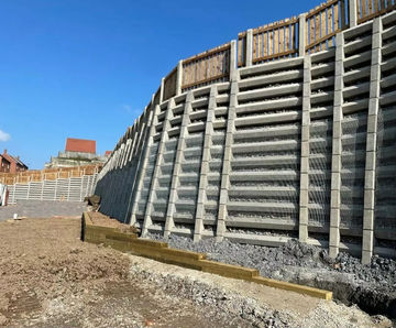 Concrete Crib Retaining Wall System