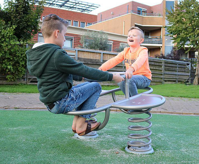 Gondola spring rocker - stainless steel playground rocker for children ...