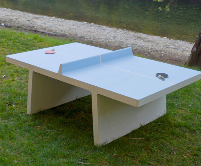 Amop AMOPLAY Racket Table - concrete outdoor table tennis table | Omos