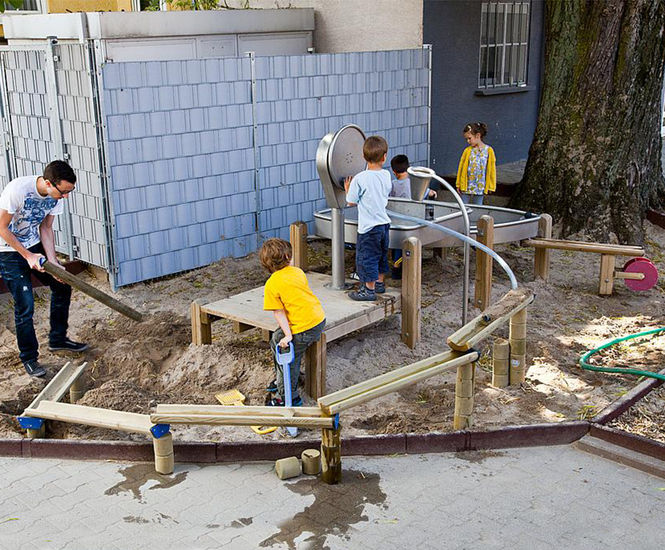 Waterways System Maxi - outdoor softwood water play set for children ...